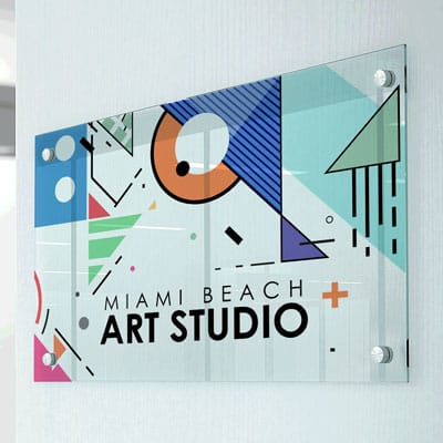 Clear Acrylic Signs - Signage Products at Color2Print