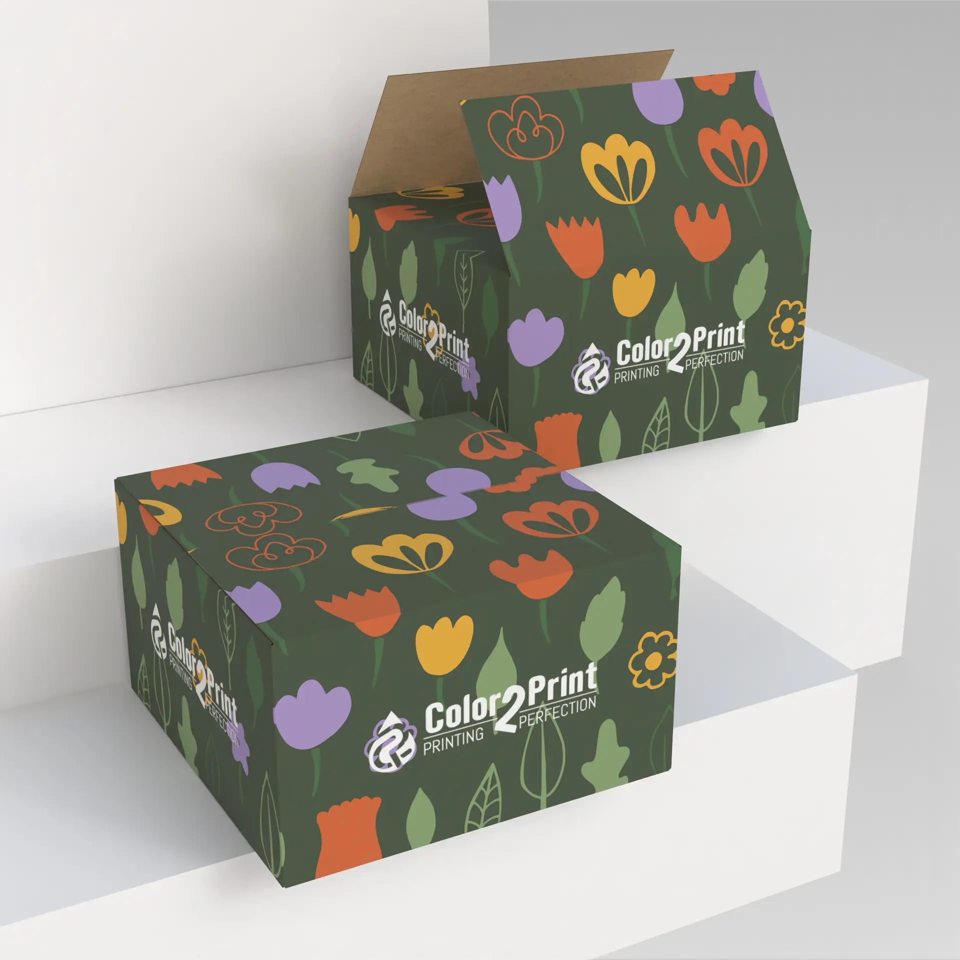 Custom Shipping Box - Packaging Products By ﻿Color2Print
